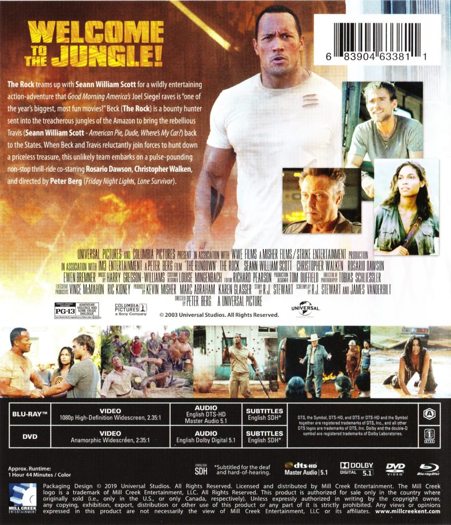 Blu-ray Review: THE RUNDOWN - No(R)eruns.net