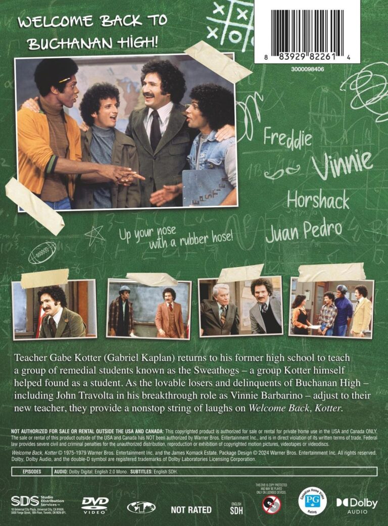 DVD Review: WELCOME BACK, KOTTER: THE COMPLETE SERIES - No(R)eruns.net